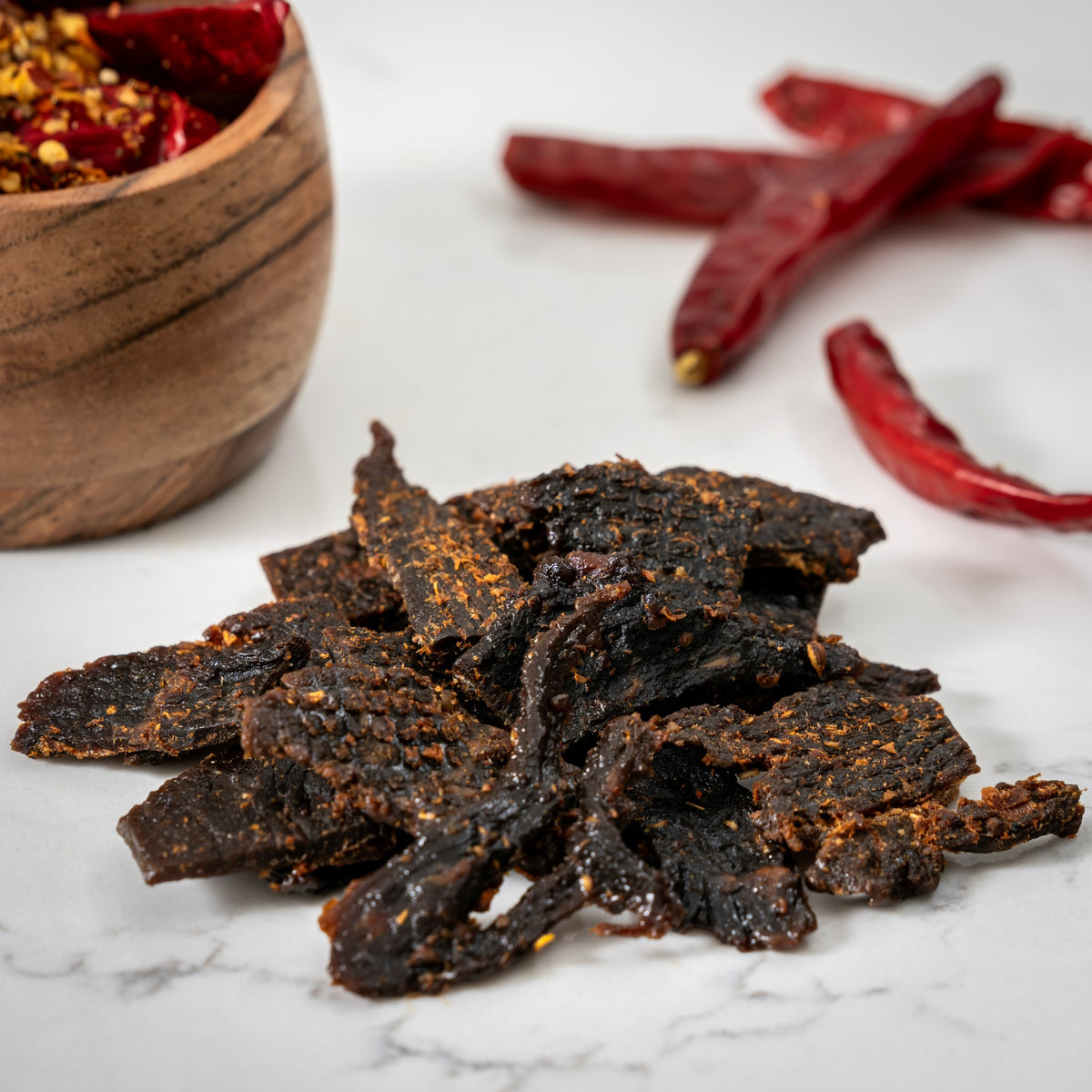 Hot Beef Jerky – Grass‑Fed Aussie Bold Heat – Mallorys Jerky