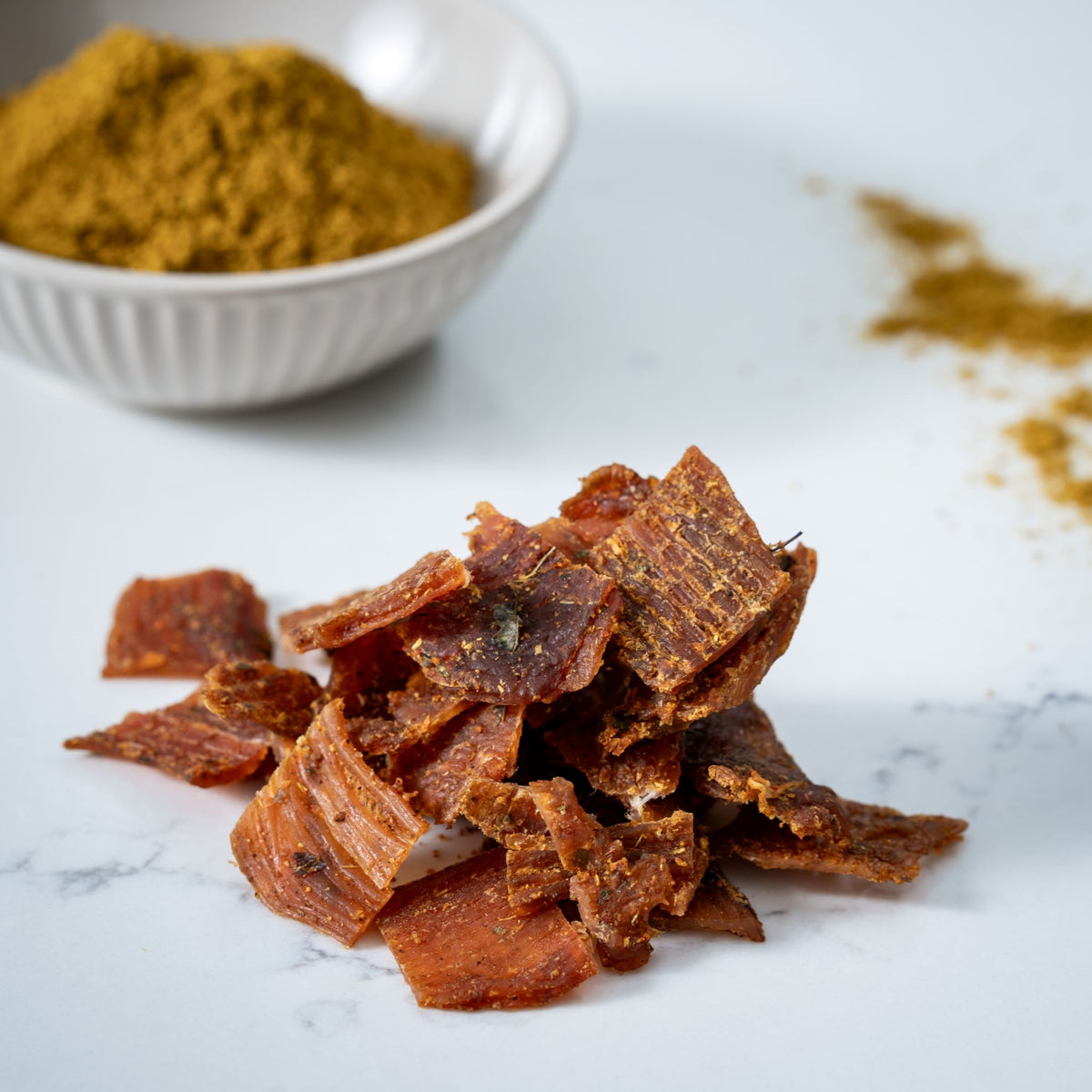 Chicken Curry Jerky – Bombay-Inspired Aussie Snack – Mallorys Jerky