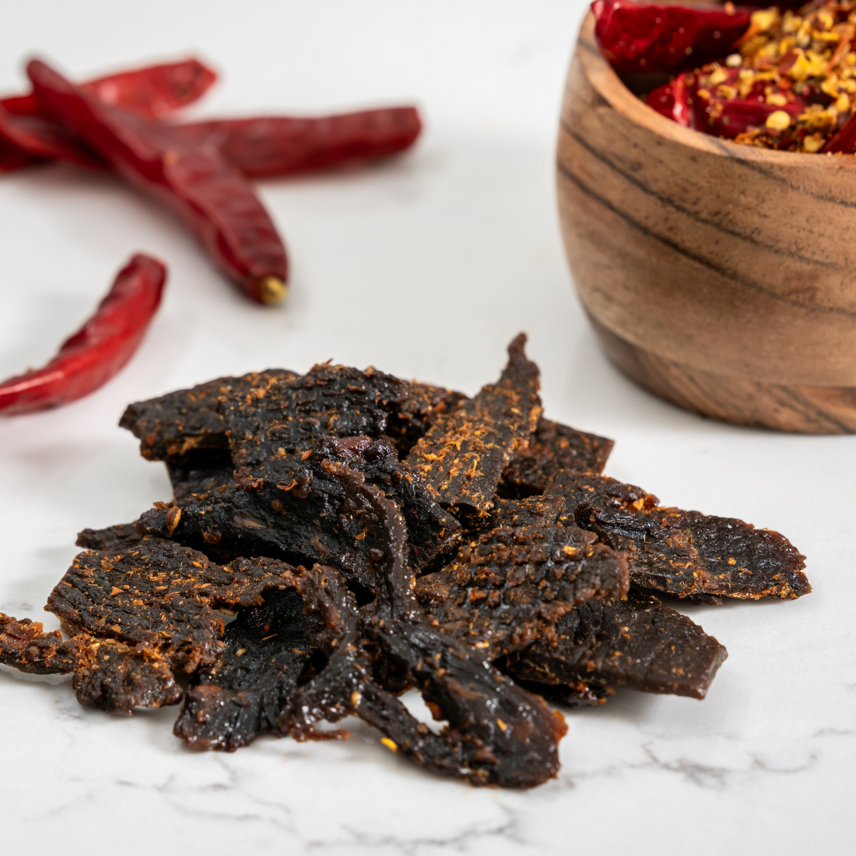 Spicy Rum Beef Jerky – Aussie Made with Bold Flavour – Mallorys Jerky